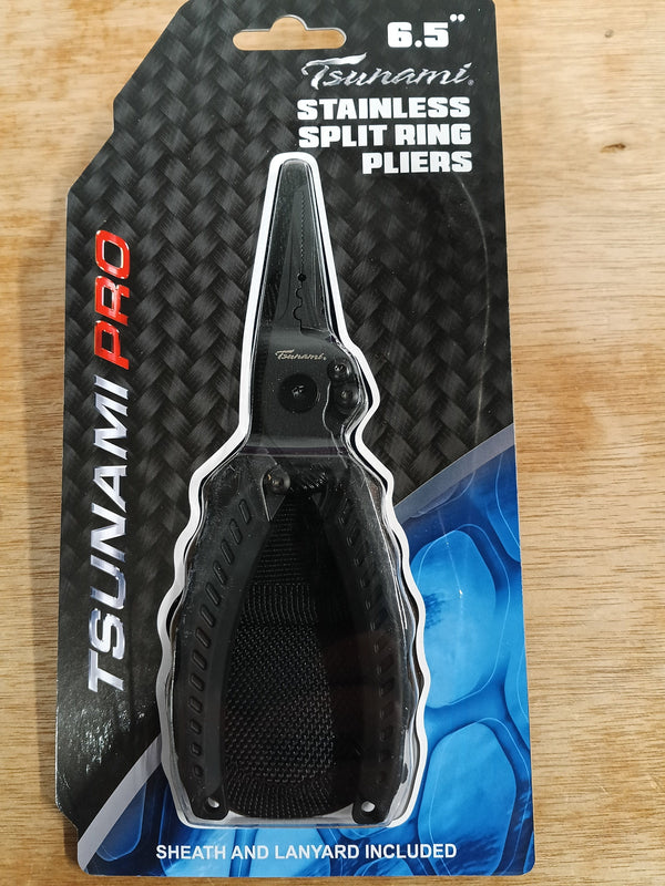 Tsunami 6.5" Stainless Split Ring Pliers - The Saltwater Edge