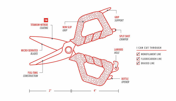 Bubba Small Shears - The Saltwater Edge