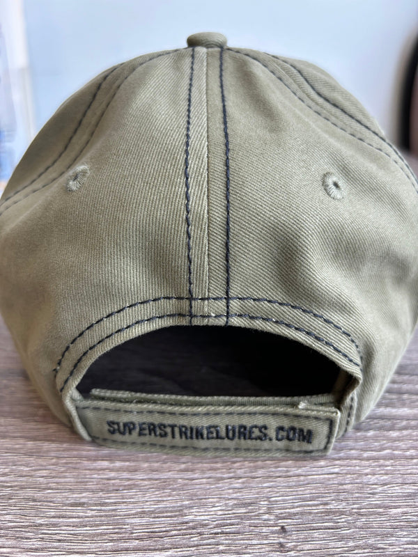 Super Strike Hat - Solid Olive - The Saltwater Edge